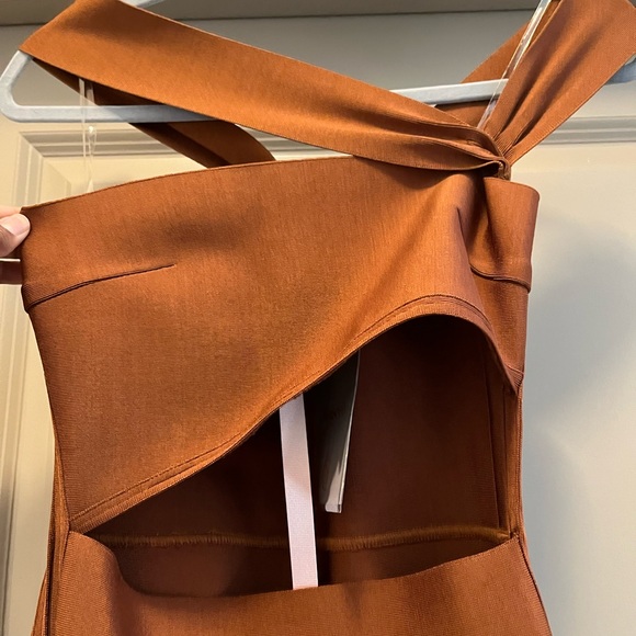 House of CB | Dresses | House Of Cb Aina Rust | Poshmark